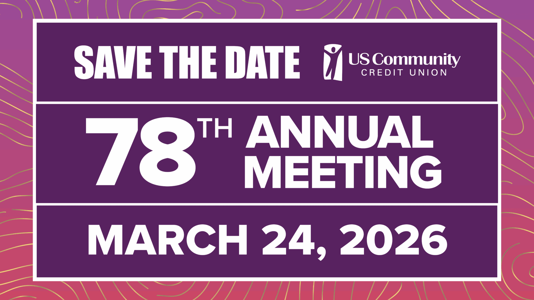 Join US for the US Community Credit Union 78th Annual Meeting | US ...